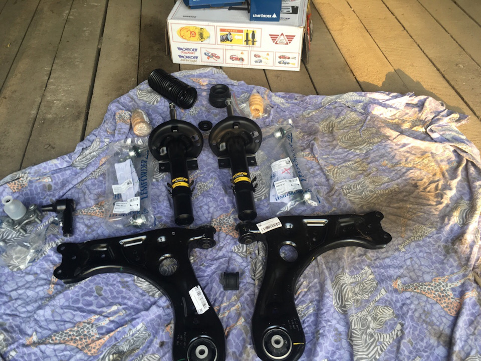 Замена передней подвески и ремонт рулевой рейки при пробеге 125 000 км ...