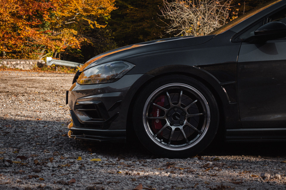 Поставил новые диски Advan Racing RZ-DF — Volkswagen Golf R Mk7, 2 л ...