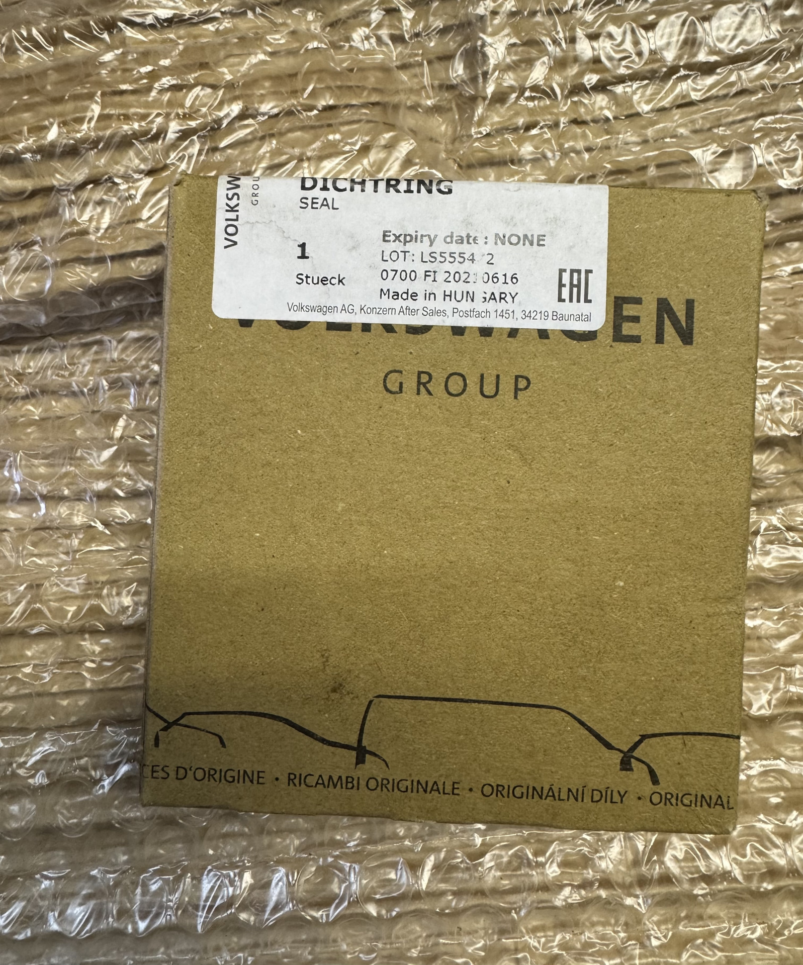 Правый привод и сальник раздатки — Volkswagen Tiguan (1G), 2 л, 2014 ...