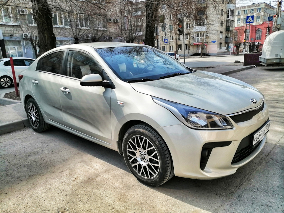 Новые диски и резина! — KIA Rio (4G), 1,4 л, 2019 года | колёсные диски ...