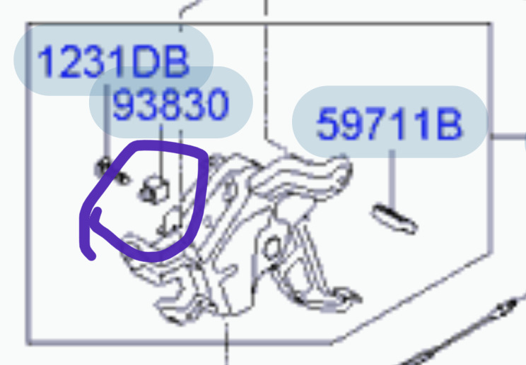 Индикатор стояночного тормоза — Hyundai Santa Fe (2G), 2,2 л, 2011 года ...