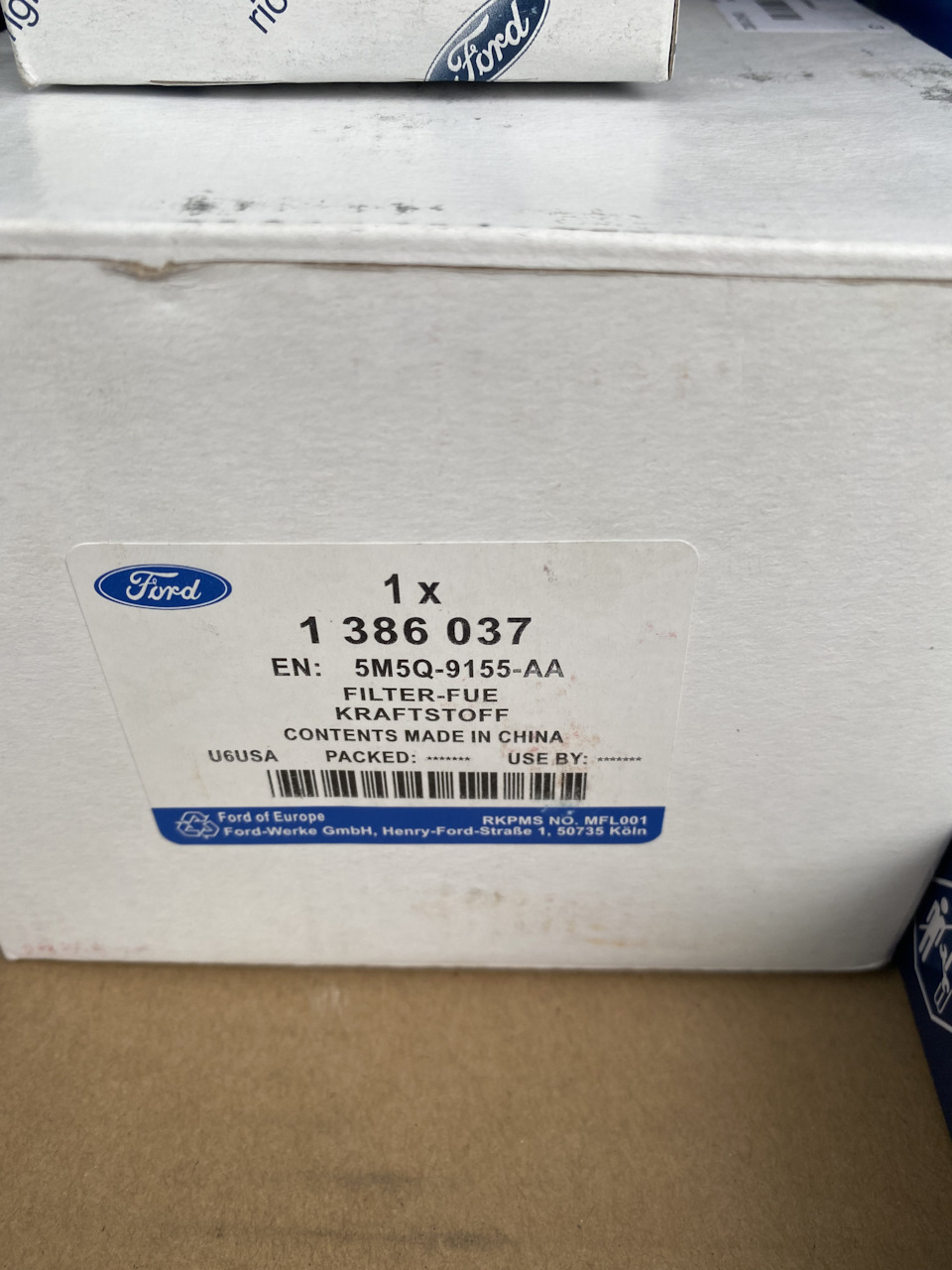 1386037 Фильтр топлвный дизель Ford | Запчасти на DRIVE2