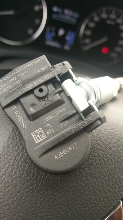 4250C477 Датчик давления в шине (TPMS sensor) Mitsubishi | Запчасти на ...