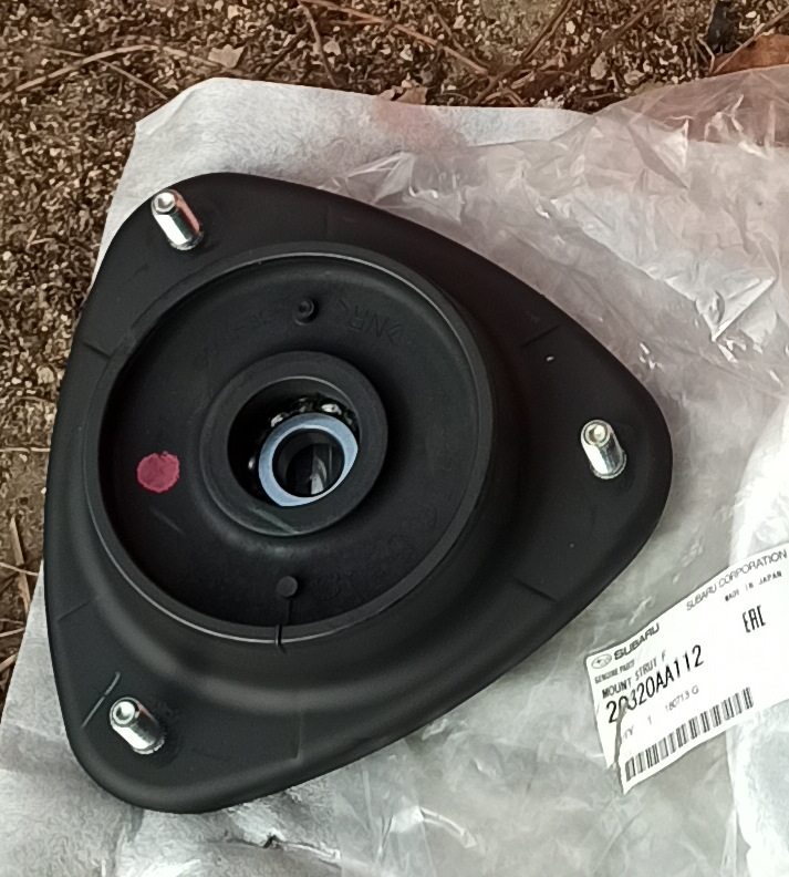 Замена пружин передних стоек — Subaru Forester (SG), 2 л, 2006 года ...