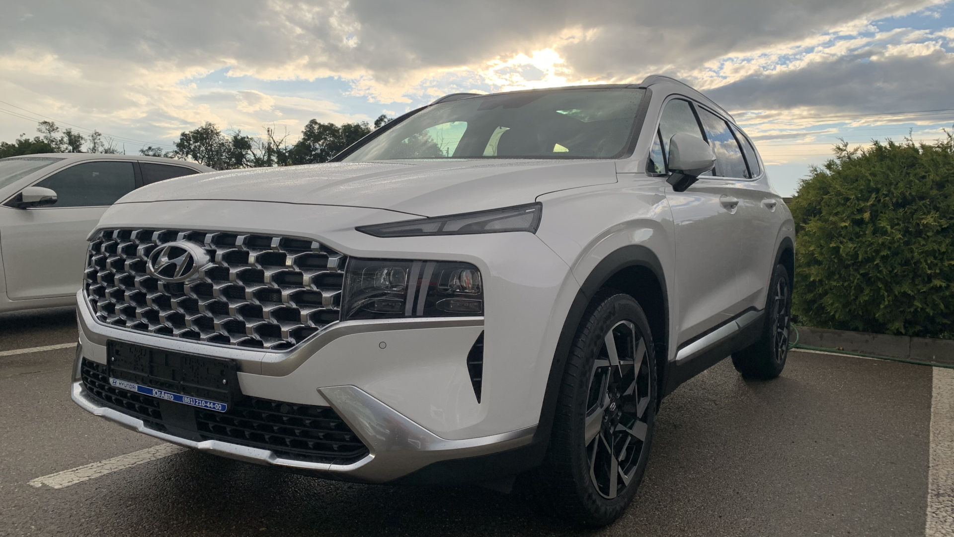 Hyundai Santa Fe (4G) 2.2 дизельный 2021 | N Line Wh1te Sh4rk на DRIVE2