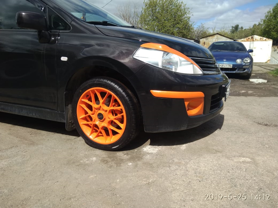 Мои летние колеса. — Nissan Tiida (1G), 1,6 л, 2012 года | колёсные ...