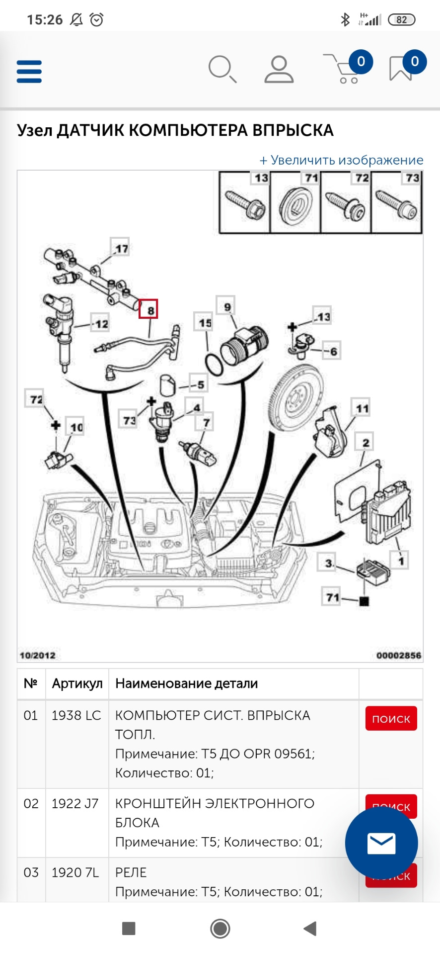 Подсос воздуха из под датчика температуры топлива Пежо 307 — Peugeot ...