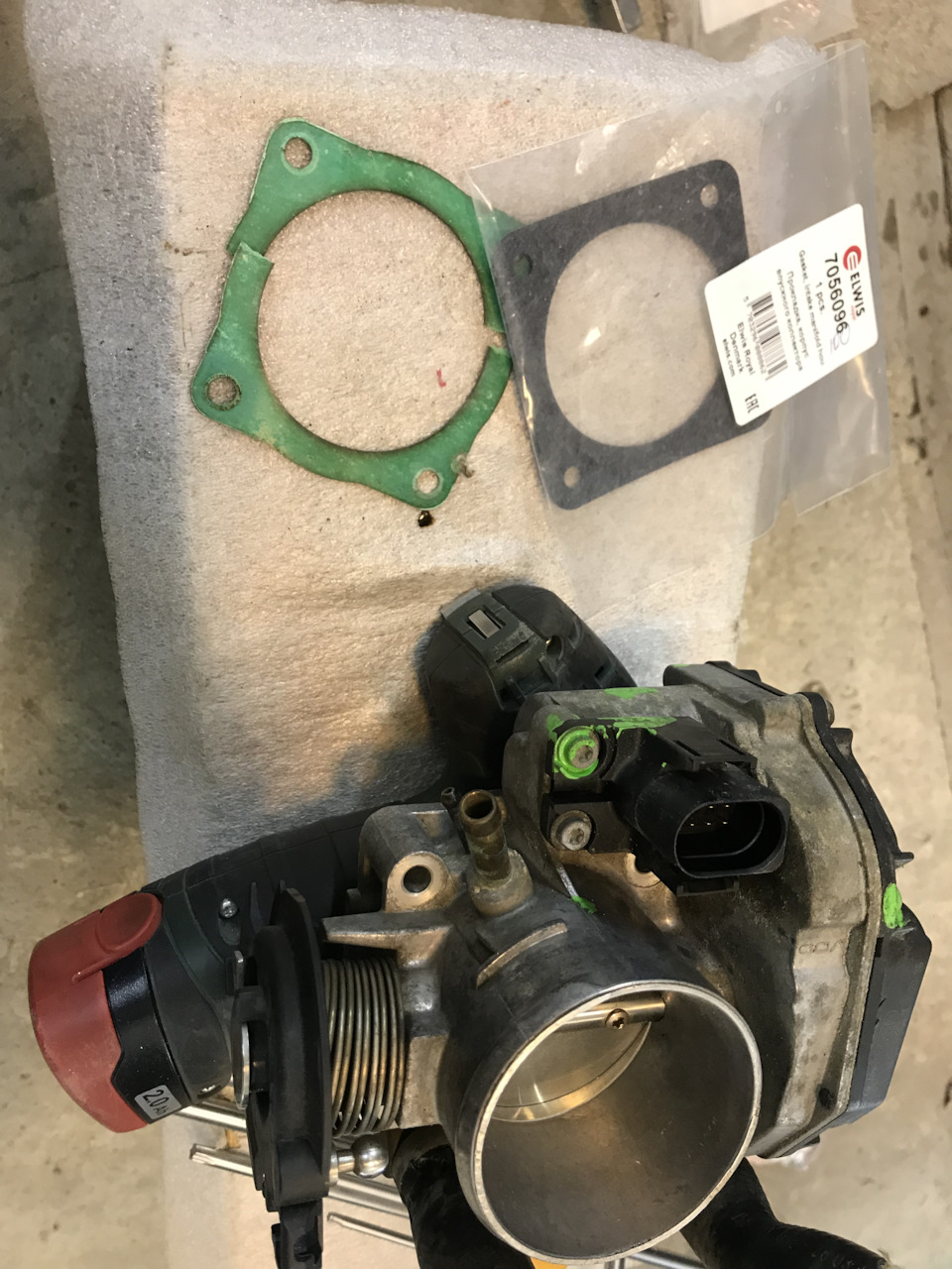 7056096 Прокладка дроссельной заслонки ELWIS ROYAL | Запчасти на DRIVE2