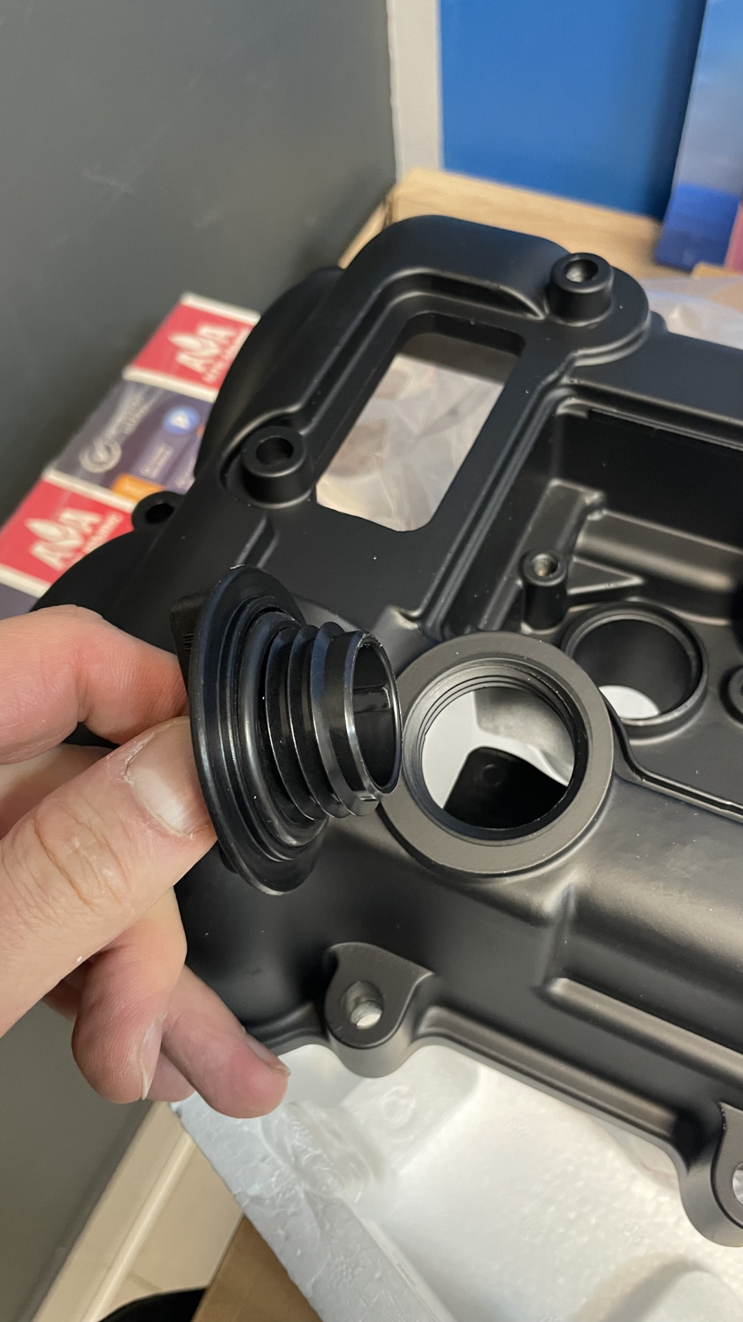 Замена клапанной крышки на алюминиевую G4FG — KIA Ceed (2G), 1,6 л ...