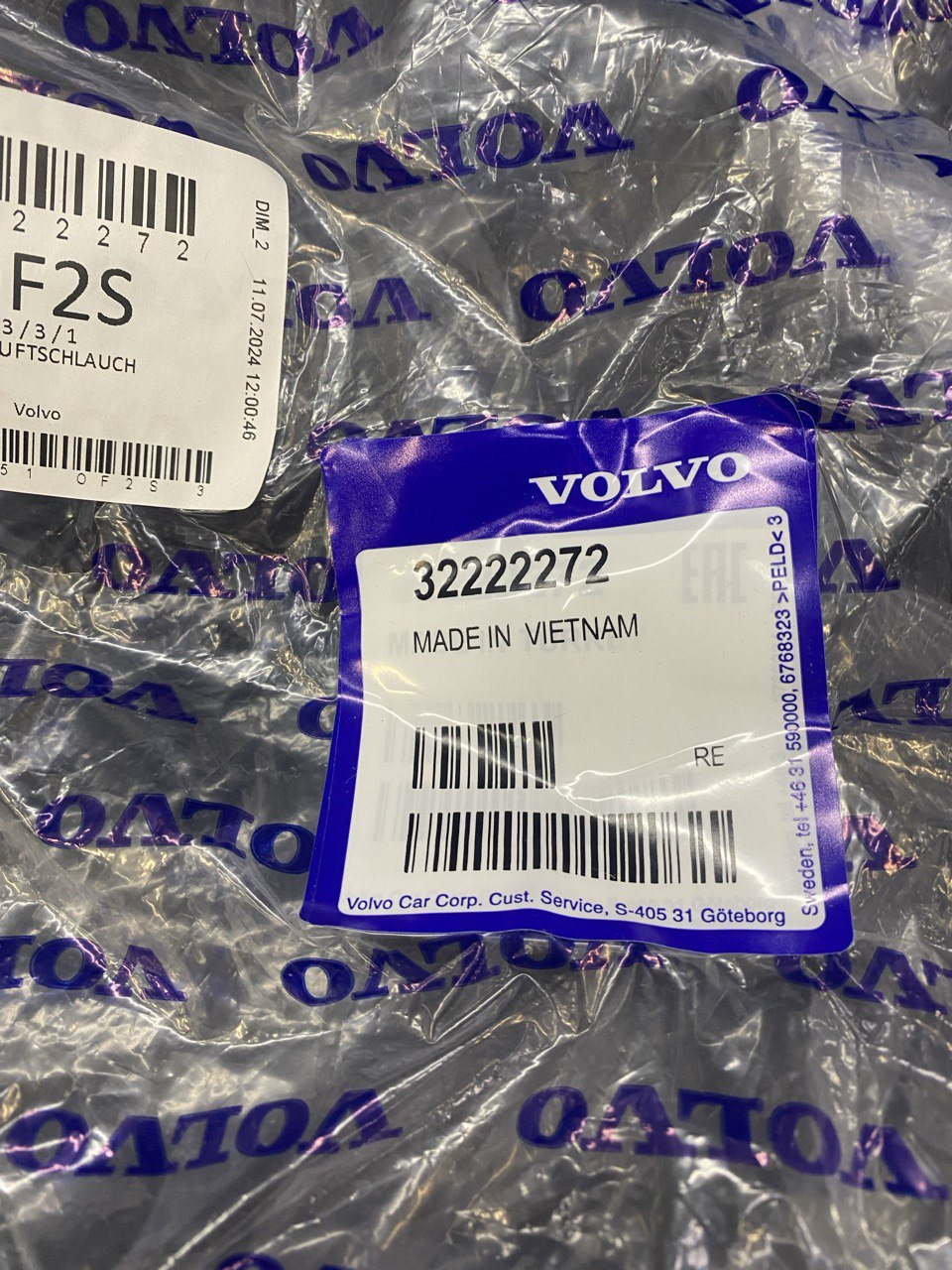 32222272 Патрубок системы охлаждения турбины Volvo | Запчасти на DRIVE2