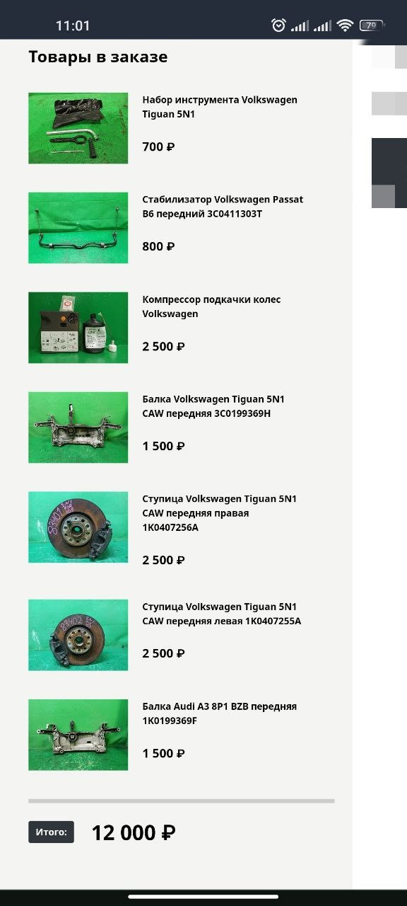 3C0411303T Стабилизатор в сборе VAG | Запчасти на DRIVE2