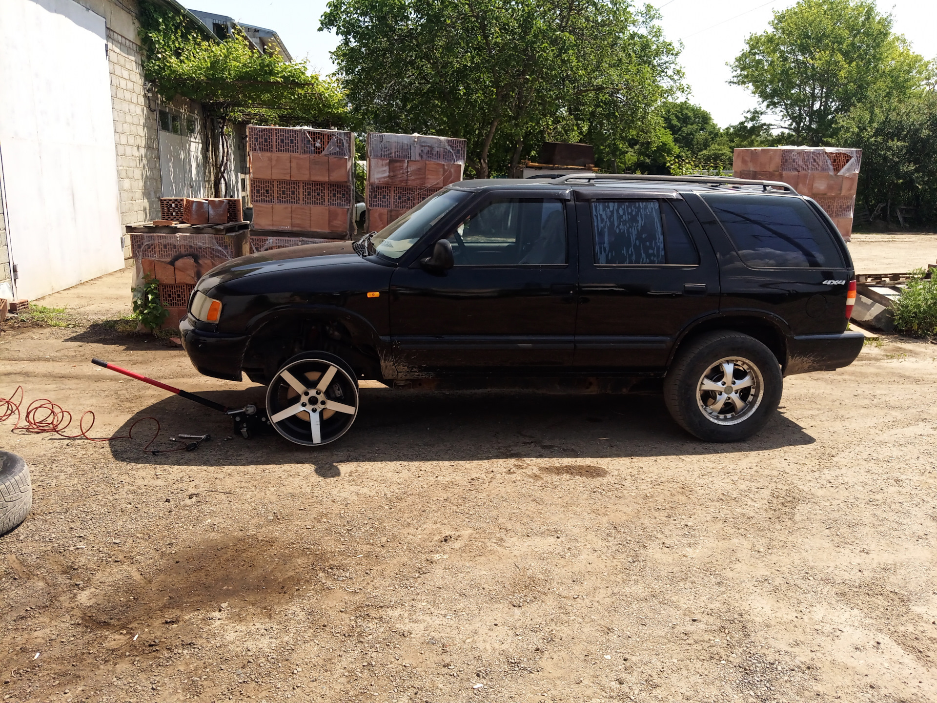 Летние колеса на блейзер. — Chevrolet Blazer (S-15), 3,5 л, 1998 года ...