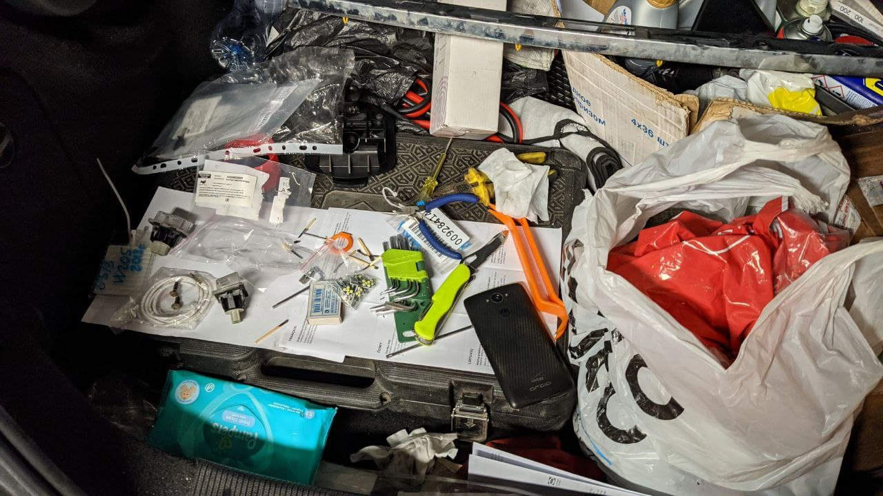 LED подсветка номера — Mercedes-Benz C-Class (W204), 1,8 л, 2007 года ...