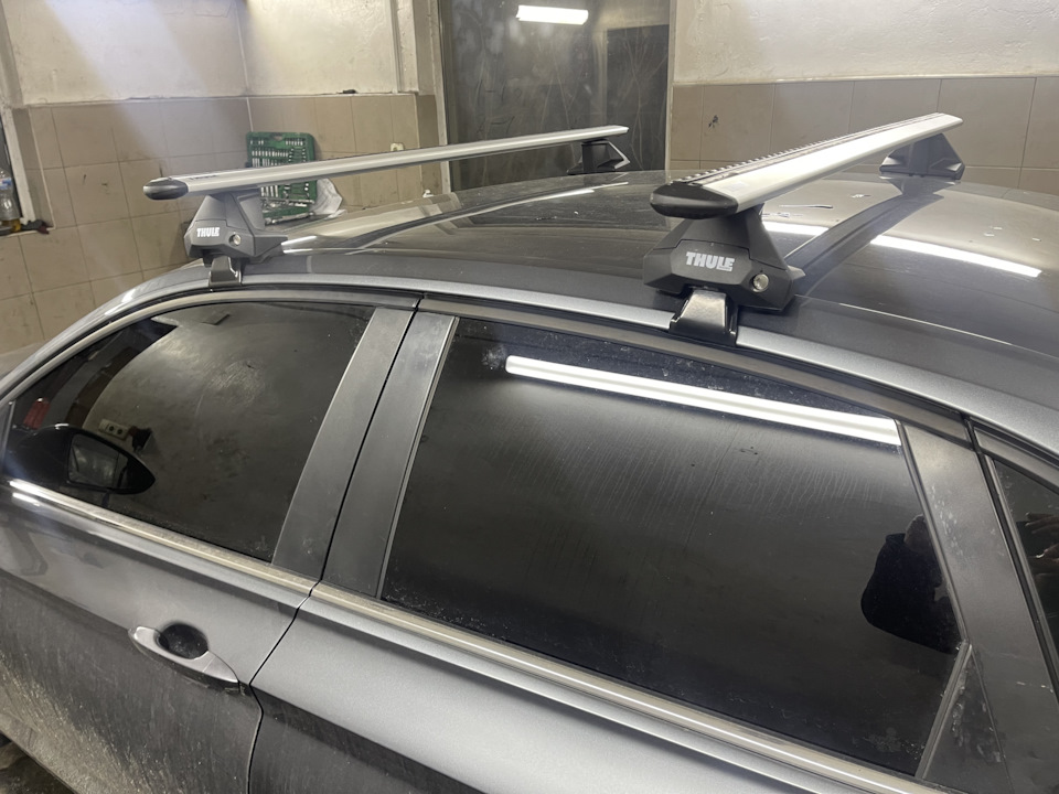 Багажная система THULE на крышу VW JETTA MK7 — Volkswagen Jetta VII, 1 ...