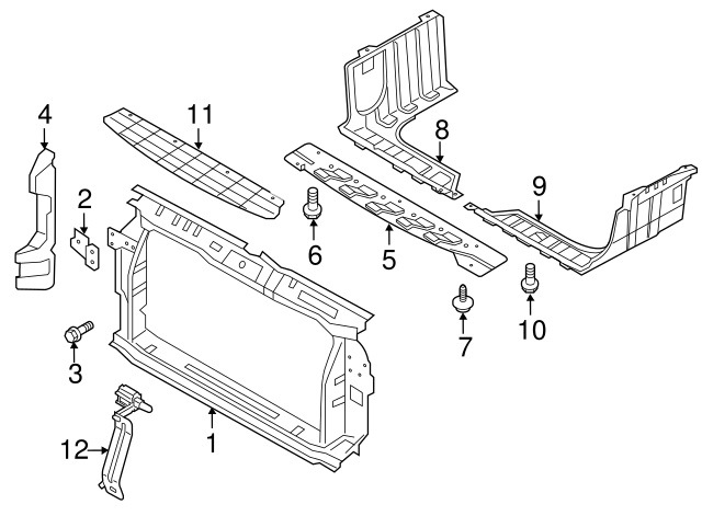 291301R400 Защитная панель моторного отсека KIA HYUNDAI | Запчасти на ...
