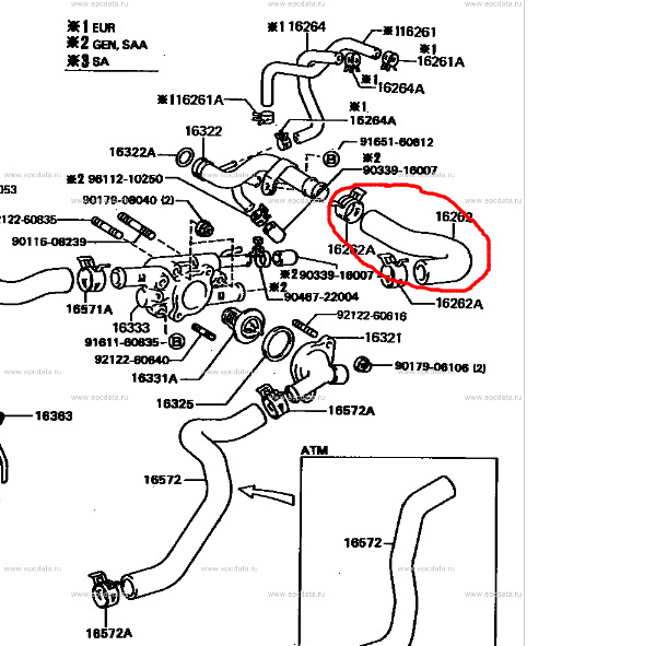 Лопнул патрубок — Toyota Corolla (80), 1,3 л, 1987 года | своими руками ...