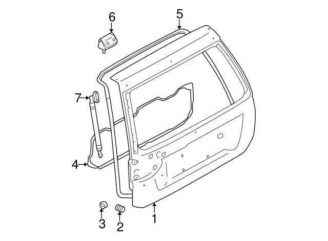 MR242359 Уплотнитель багажника Mitsubishi | Запчасти на DRIVE2
