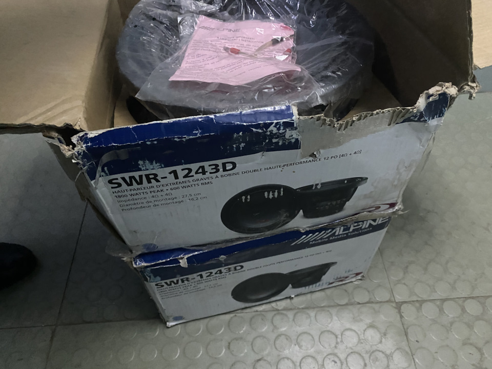 Музыка-это болезнь! Начинаем потихоньку собирать железо. ALPINE SWR ...