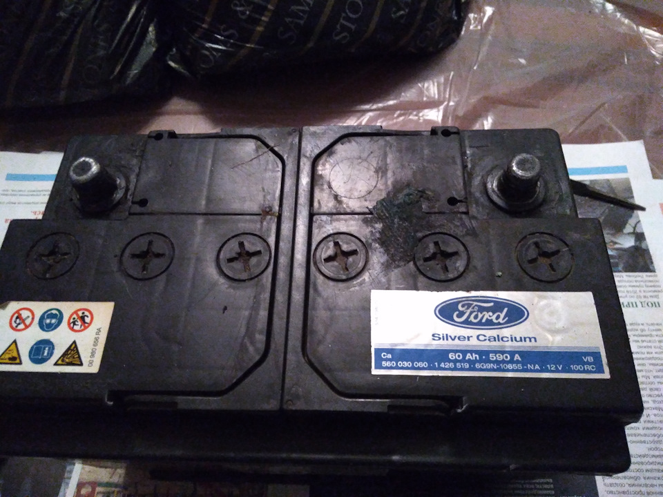 Плановое ТО + замена АКБ — Ford Focus Hatchback II, 1,4 л, 2008 года ...
