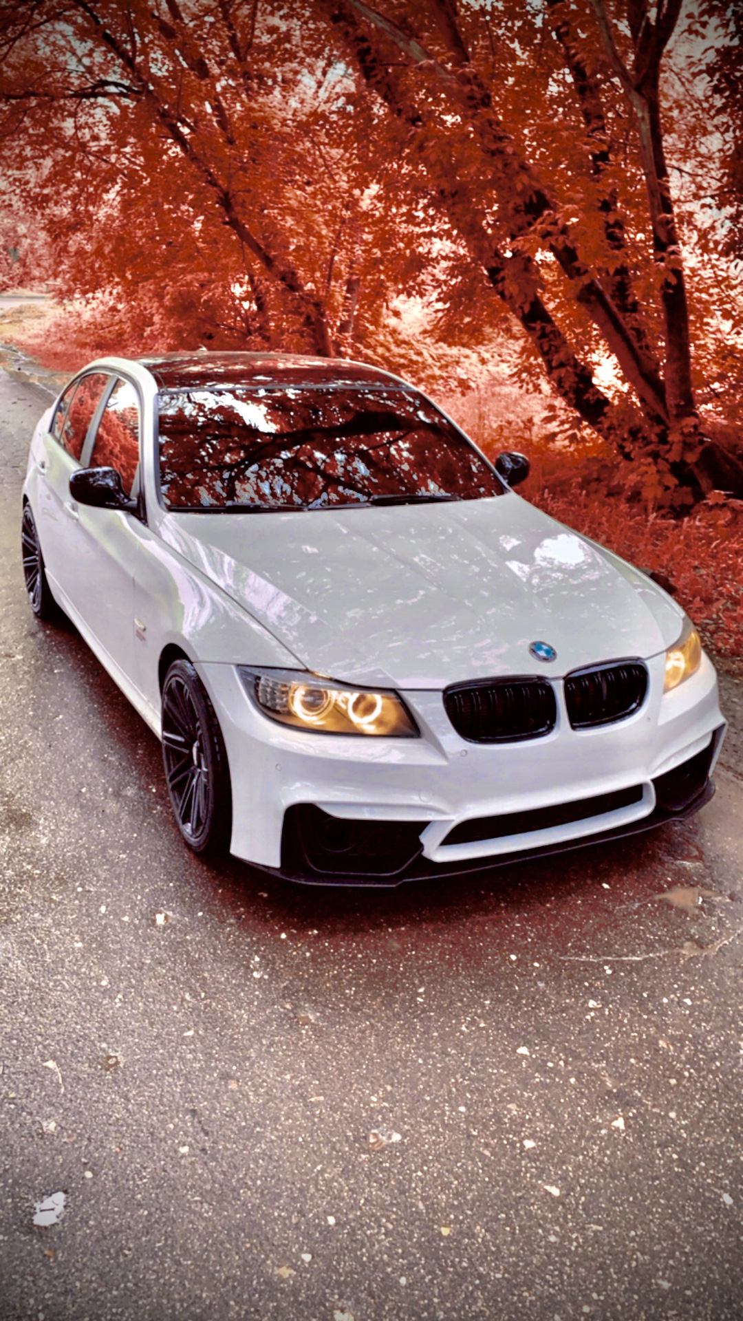 Новый бампер стиль М4 на месте. — BMW 3 series (E90), 2 л, 2011 года | тюнинг | DRIVE2