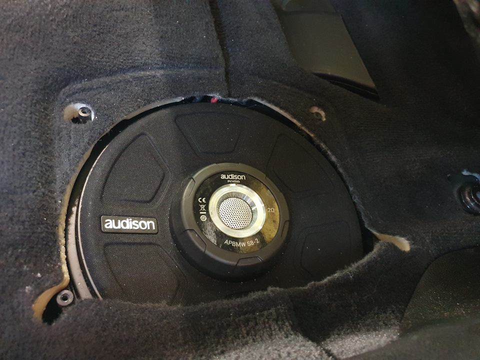 # Установка мидбасов часть 1 Ground Zero GZCS 200BMW-SW4 — BMW 5 series (G30), 2 л, 2018 года ...