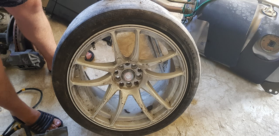 Диски work cr kai — Toyota Chaser (100), 2,5 л, 1999 года | тюнинг | DRIVE2