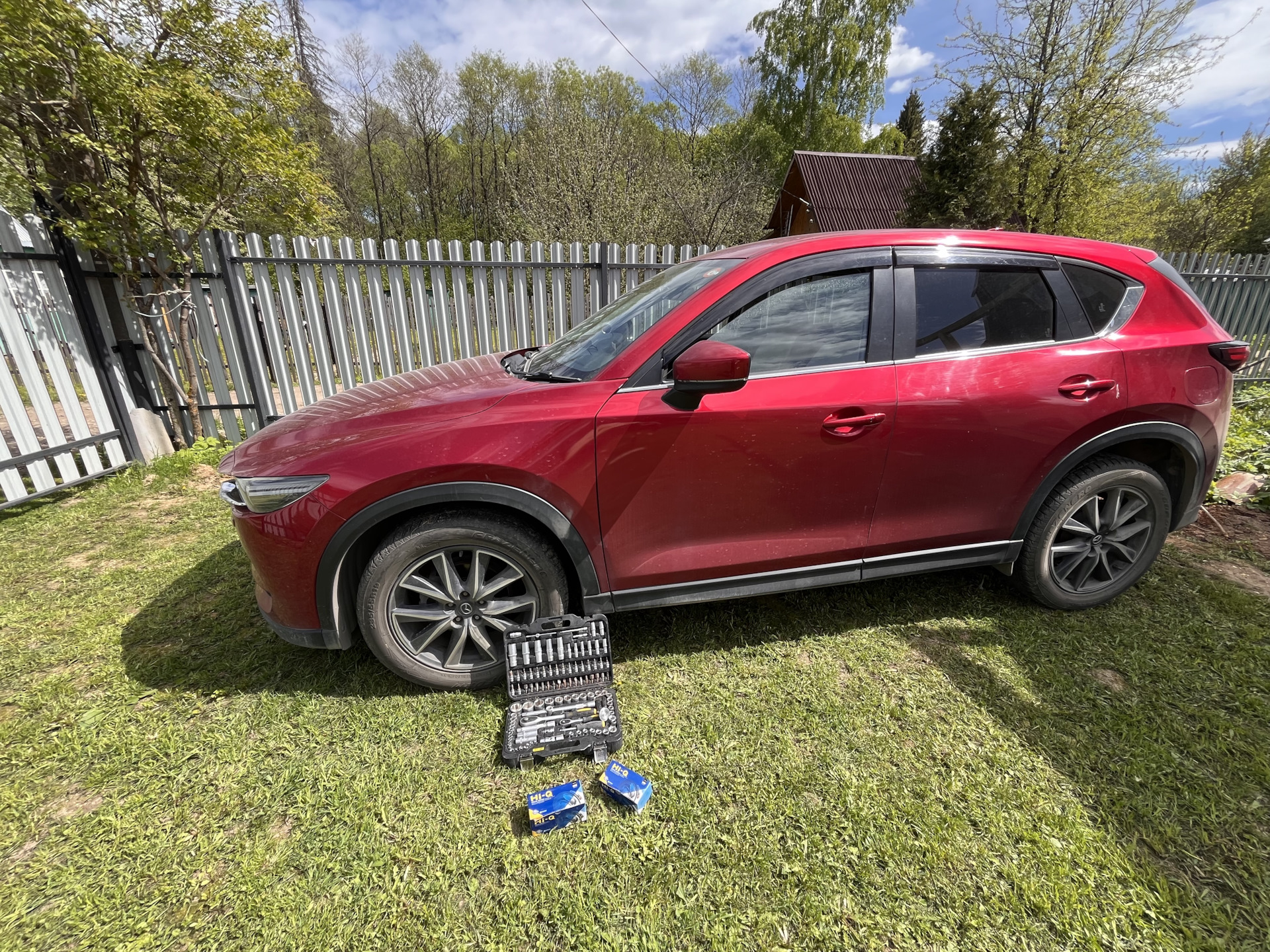 Задние колодки + летняя резина и коврики — Mazda CX-5 (2G), 2,2 л, 2017 года | расходники | DRIVE2