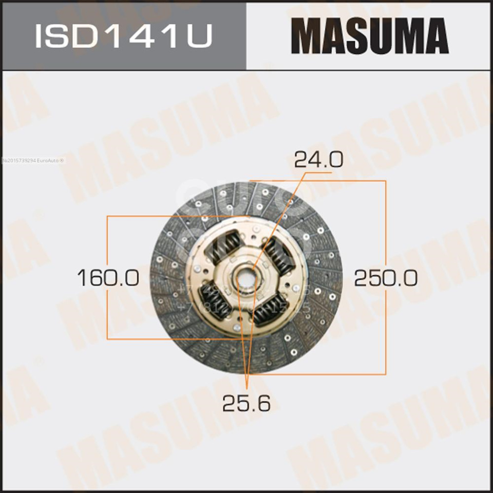 ISD141U Диск сцепления MASUMA | Запчасти на DRIVE2