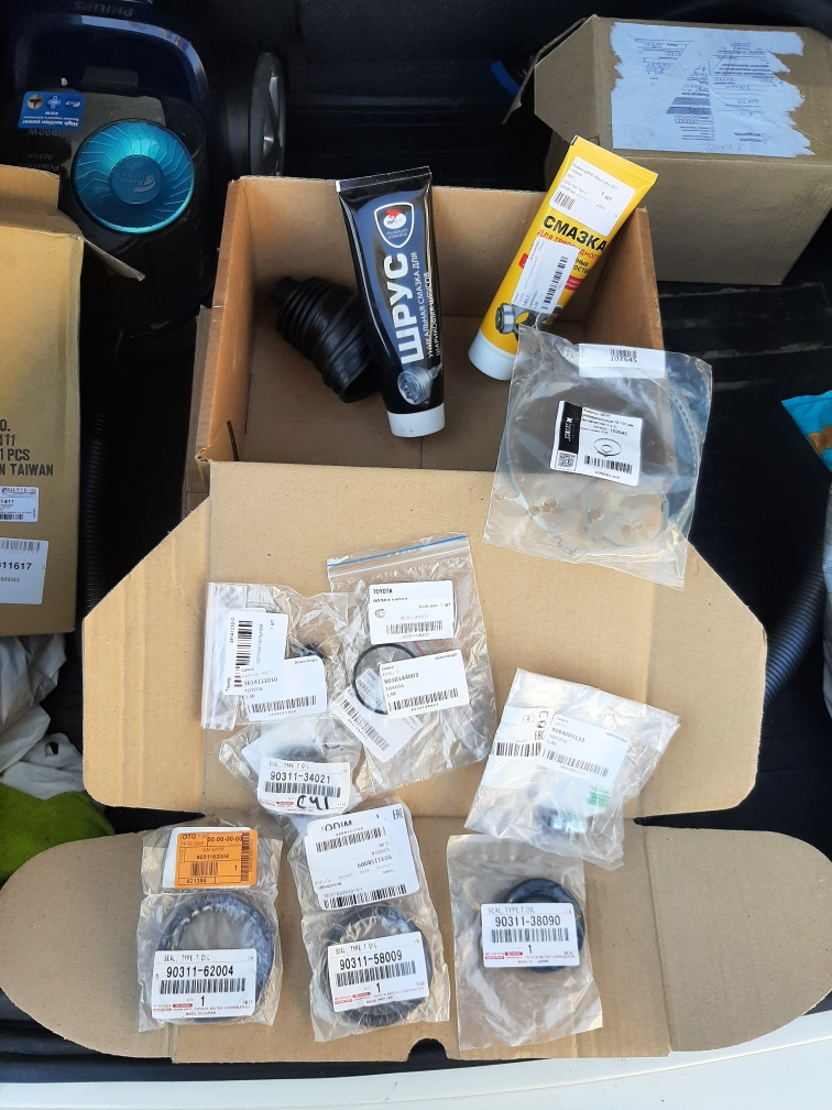 Замена всех расходников переднего редуктора — Lexus RX (2G), 3,3 л ...