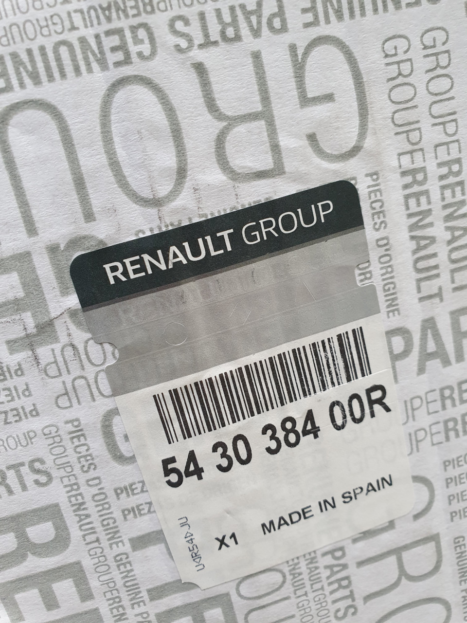 543038400R Амортизатор подвески в сборе RENAULT | Запчасти на DRIVE2