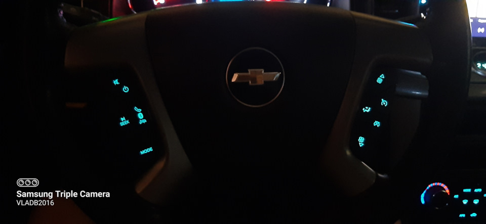 Подсветка кнопок руля Captiva C140 — Chevrolet Captiva (1G), 2,4 л ...