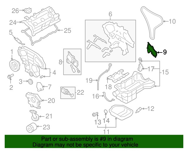 23797JA10B Прокладка NISSAN INFINITI | Запчасти на DRIVE2