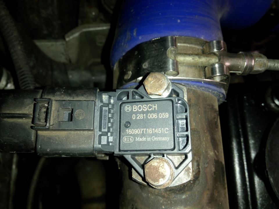 0281006059 Датчик давления наддува BOSCH | Запчасти на DRIVE2