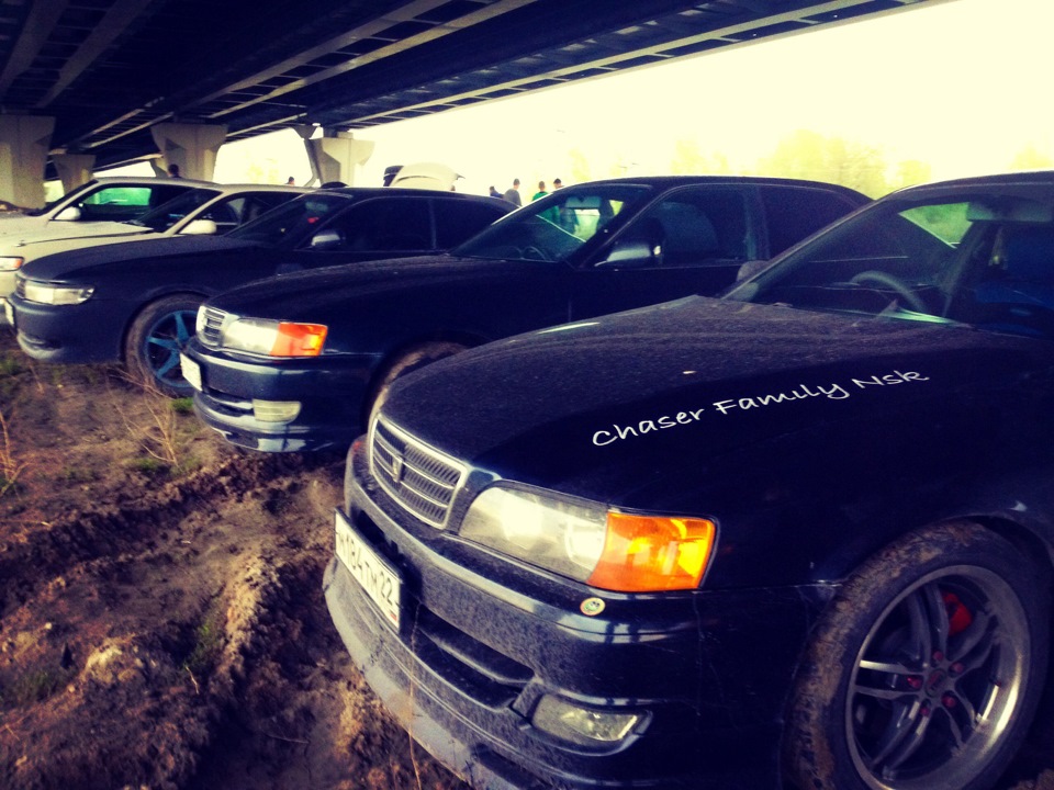 Вторая встреча клуба Chaser Family Nsk — Toyota Chaser (100), 2,5 л ...