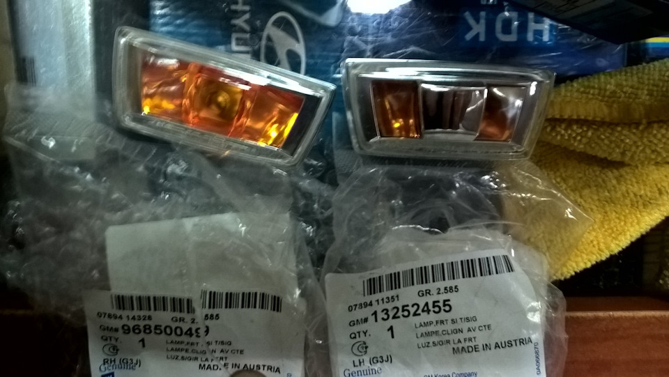 Повторители поворотов Corsa, Cruze, Aveo T300.Поменять или нафик ...