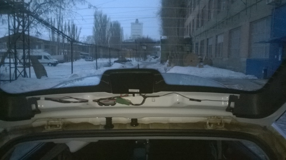 Камера заднего вида — Lada Гранта Лифтбек (1G), 1,6 л, 2014 года ...
