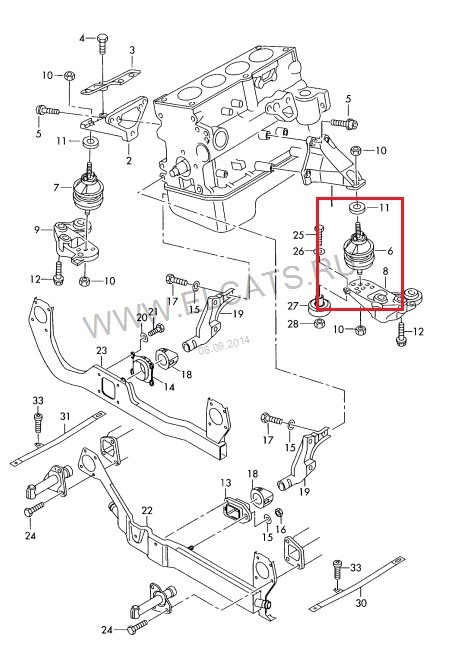 Замена подушек двигателя, кто сталкивался? — Audi A4 (B6), 1,8 л, 2003 ...