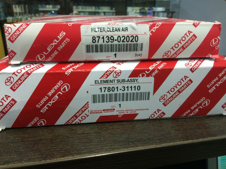 Замена воздушных фильтров — Lexus IS II, 2,5 л, 2006 года | плановое ТО ...