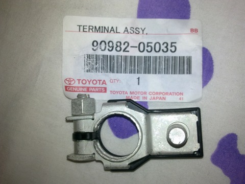 9098205035 Клемма аккумулятора плюсовая TOYOTA LEXUS | Запчасти на DRIVE2