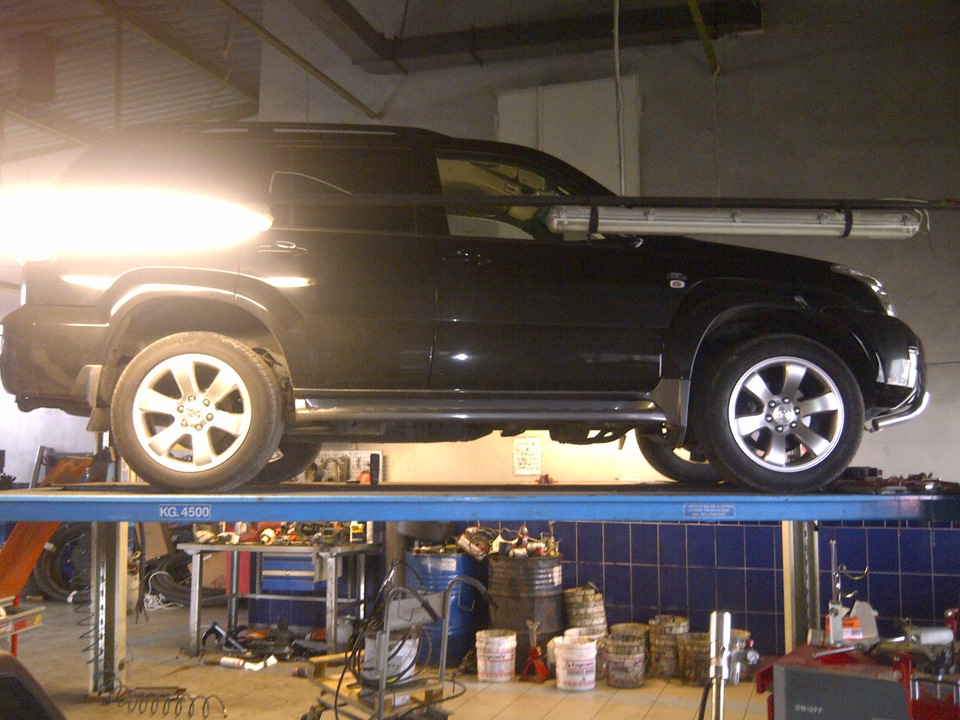 Смазка крестовин — Toyota Land Cruiser Prado 120-series, 3 л, 2004 года ...