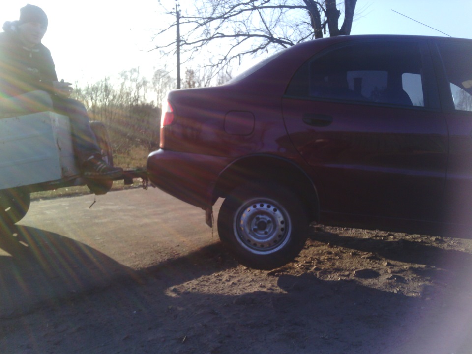 Перегрузили — Daewoo Lanos, 1,5 л, 2005 года | прикол | DRIVE2