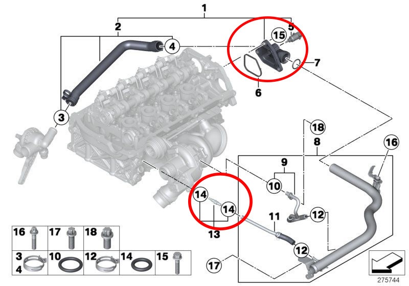 11537600586 Выпускной патрубок BMW | Запчасти на DRIVE2