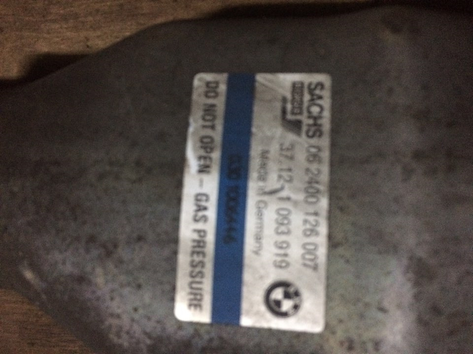 37121093919 Пневмоамортизатор Зд BMW | Запчасти на DRIVE2