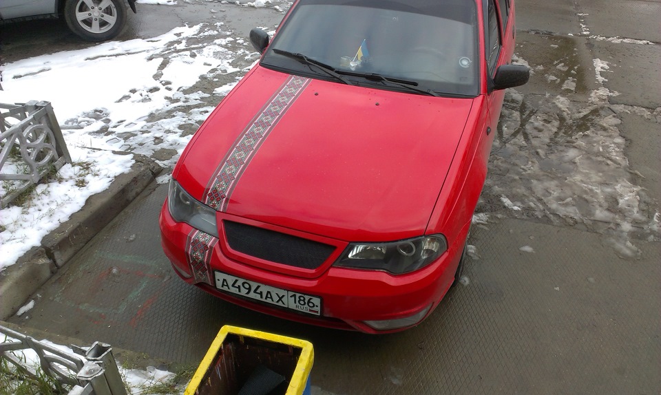 Решетка радиатора — Daewoo Nexia (N150), 1,5 л, 2010 года | стайлинг ...
