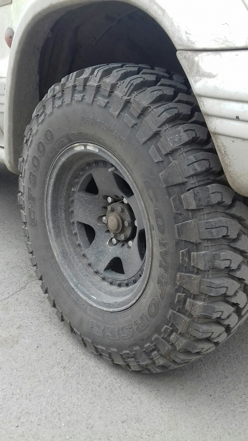 шины comforser 3000 — Mitsubishi Pajero (2G), 2,5 л, 1991 года | шины ...