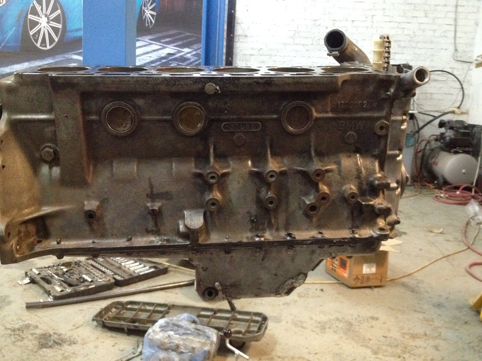 Установка КШМ от M30B28 в M30B25))) ч.3 — BMW 5 series (E28), 2,8 л ...