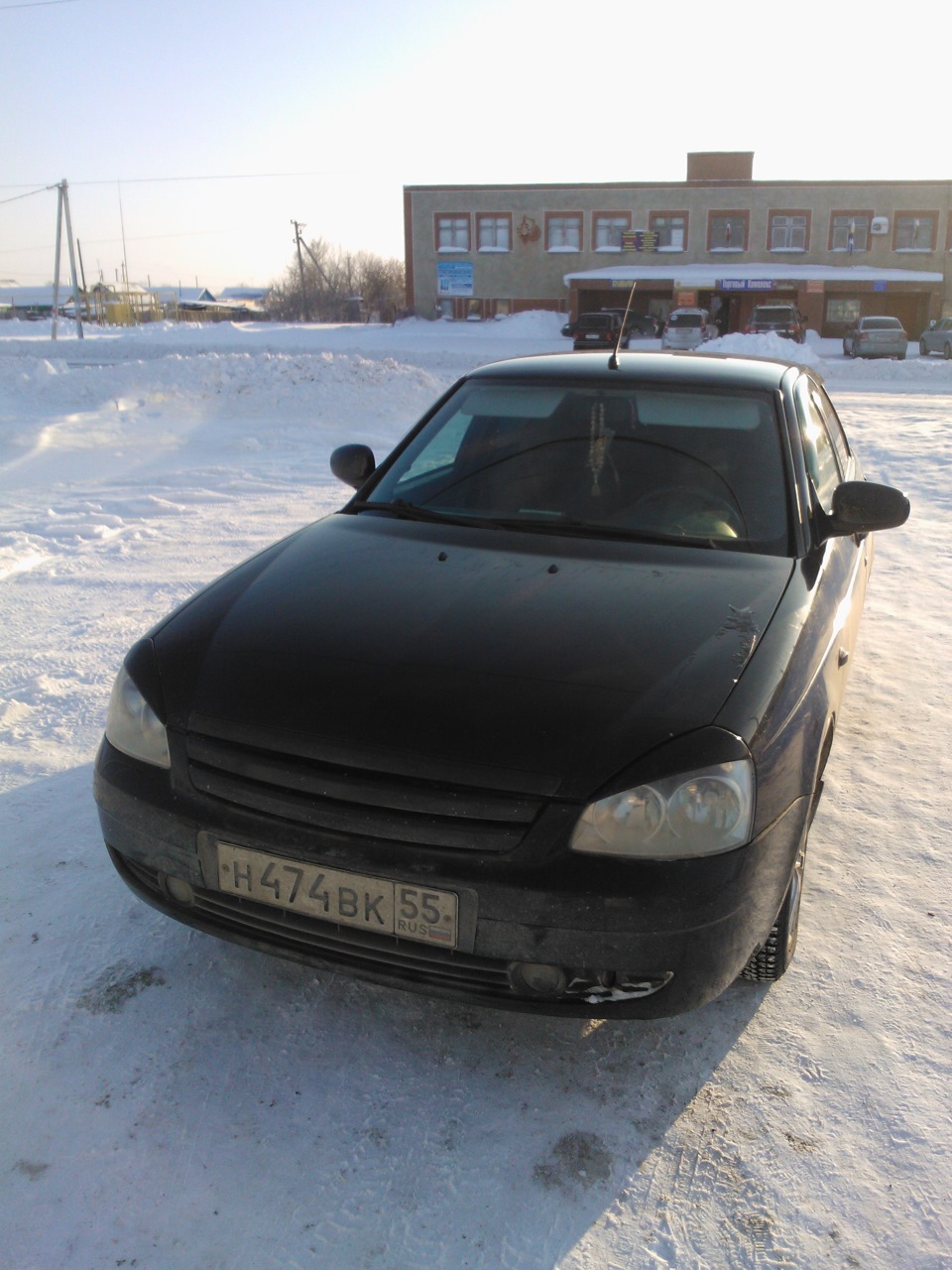 Установка антенны. — Lada Приора седан, 1,6 л, 2008 года | стайлинг ...