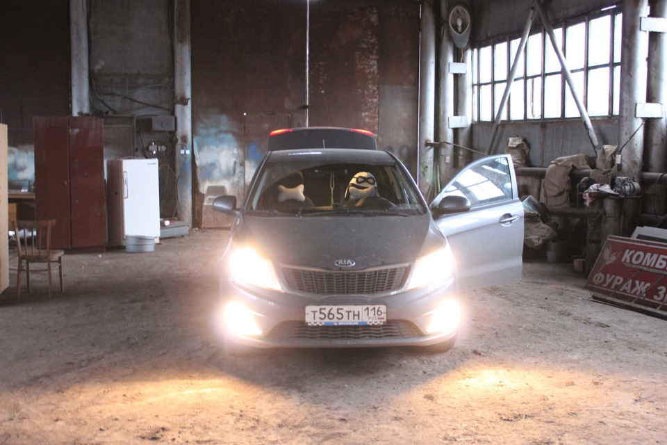 Поставил туманки и заменил сигнал на киа рио — KIA Rio (3G), 1,4 л ...