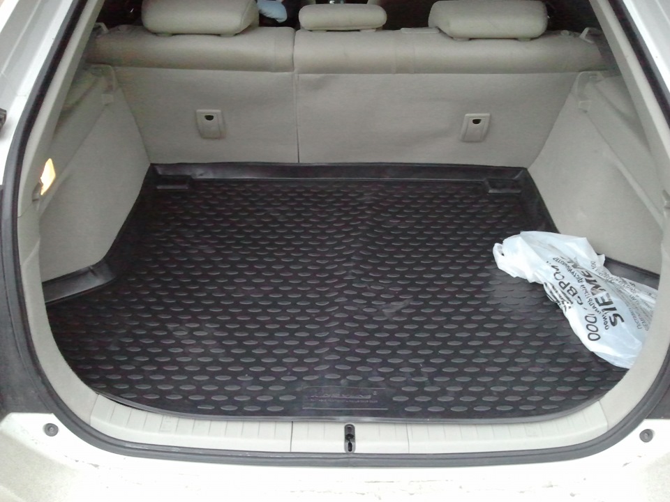 Полиуретановый коврик в багажник — Toyota Prius (20), 1,5 л, 2008 года ...