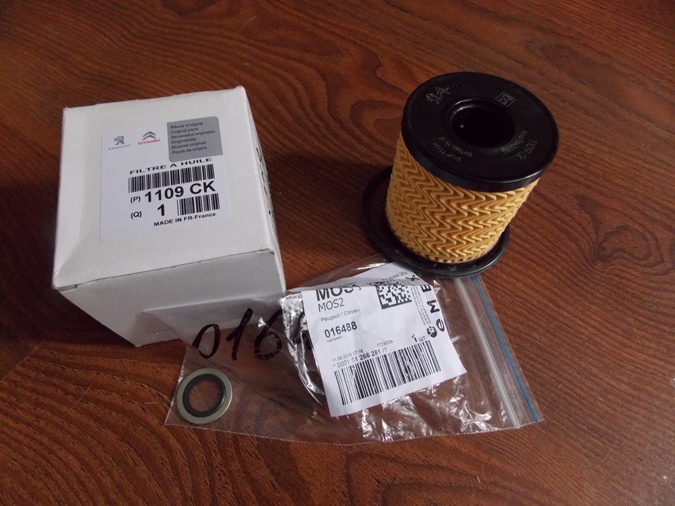 1109CK Фильтр масляный Peugeot Citroen | Запчасти на DRIVE2